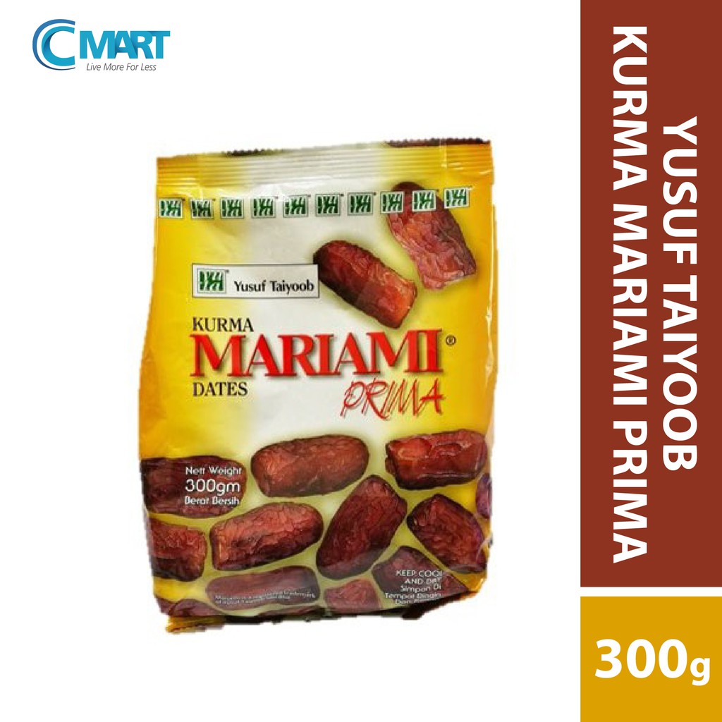 Yusuf Taiyoob Kurma Mariami Prima 300GM | Shopee Malaysia