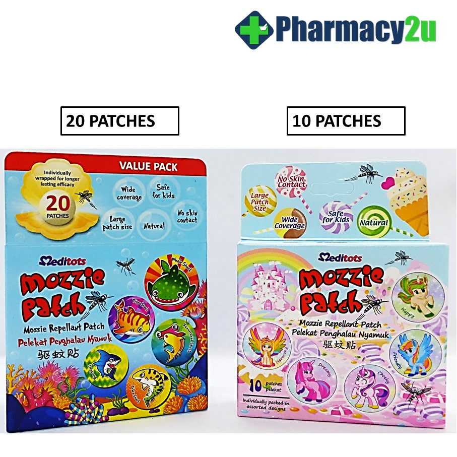 MEDITOTS MOZZIE PATCH 20 PATCHES EXP 03/2023 | Shopee Malaysia