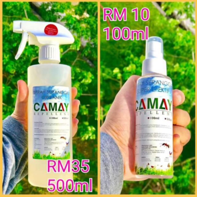 CAMAY organic spray repellents, | Shopee Malaysia