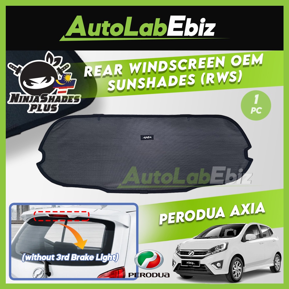 Perodua Axia 1.0AV / Axia 1.0 SE / Axia 1.0 STYLE NinjaShades Plus Rear ...