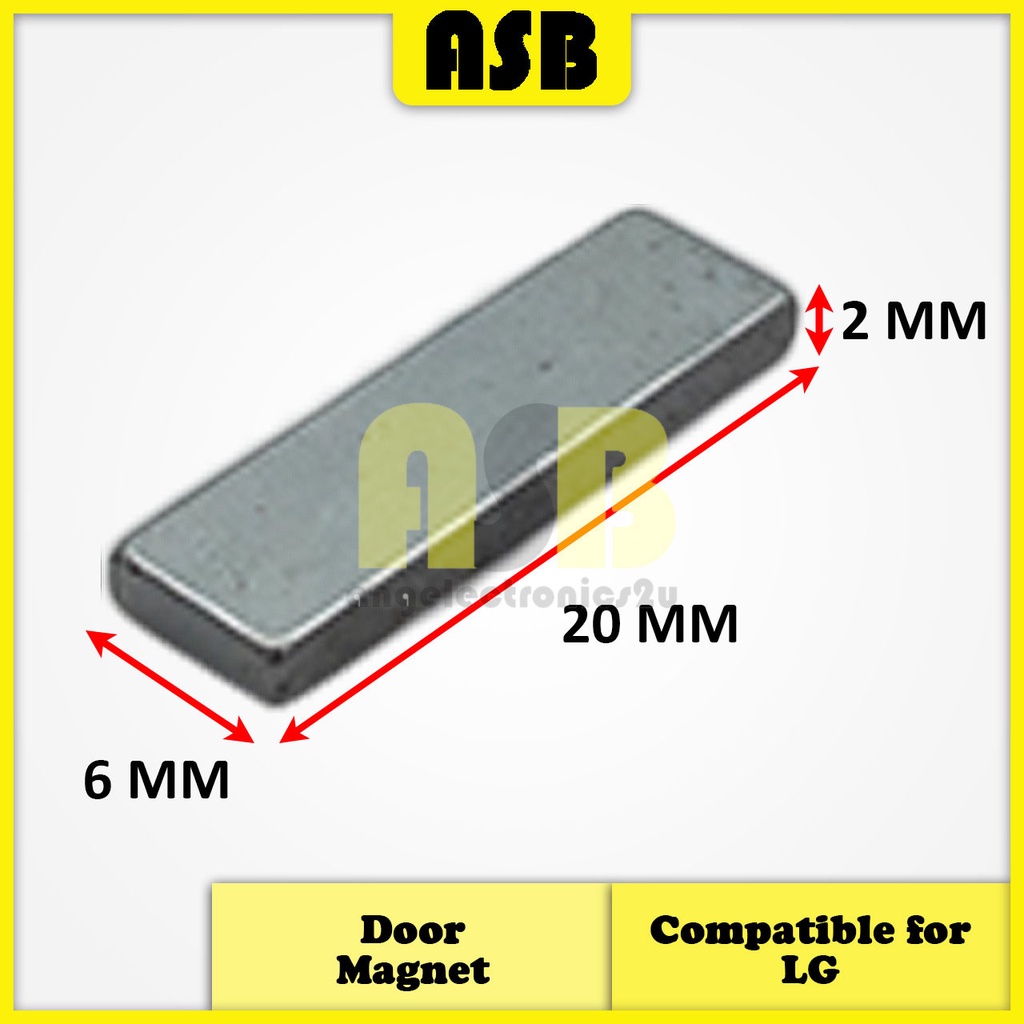 (1pc) ( Compatible : LG ) Washing Machine Door Magnet ( 661014036 ...