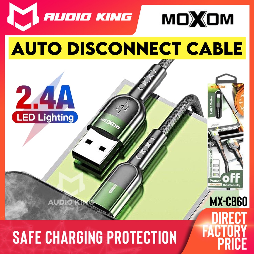 MOXOM Cable Auto Power Off Cable Micro USB Cable Type C Cable USB C ...