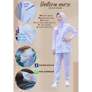 UNIFORM NURSE/PPK/ SISTER KKM | Shopee Malaysia