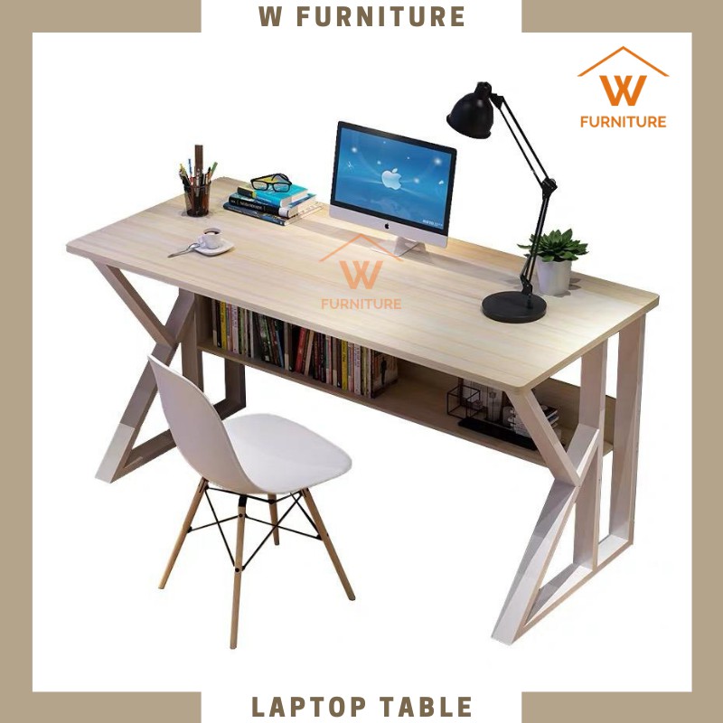 Wfurniture Computer Desk Study Table WRITING DESK OFFICE TABLE Meja ...