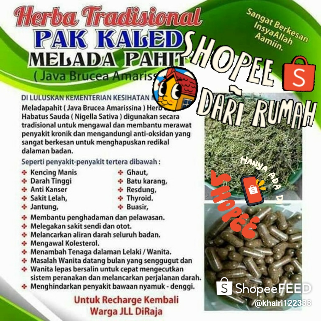 MELADA PAHIT KAPSUL HERBA MEMPAHIT | Shopee Malaysia