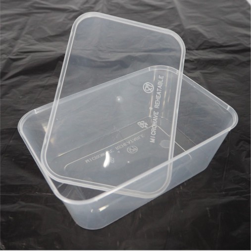 PP Rectangular Container with Lid T1000/T750 50pcs | Shopee Malaysia