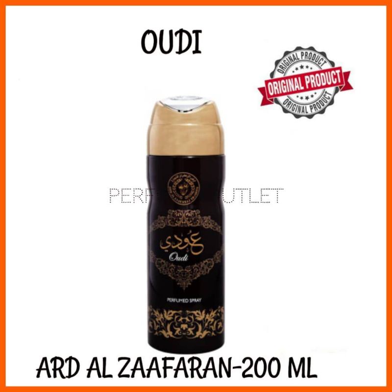 OUDI Arabic Perfume Deodorant Body Spray 200 ml by ard al zaafran ...
