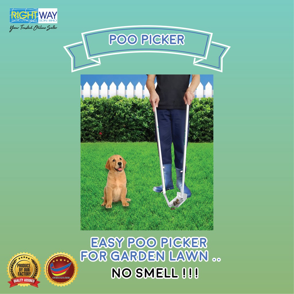 (POO PICKER) Easy poo picker for garden lawn | Shopee Malaysia
