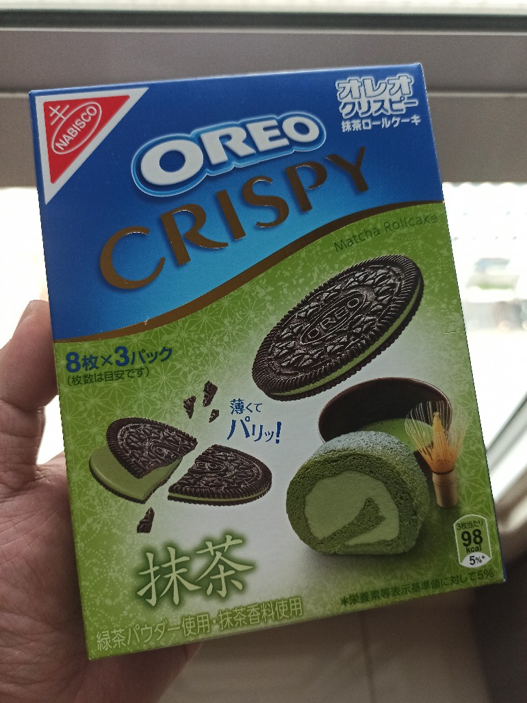 Japan Oreo Crispy Special Edition Sakura Chiffon Cake Matcha Roll Cake ...