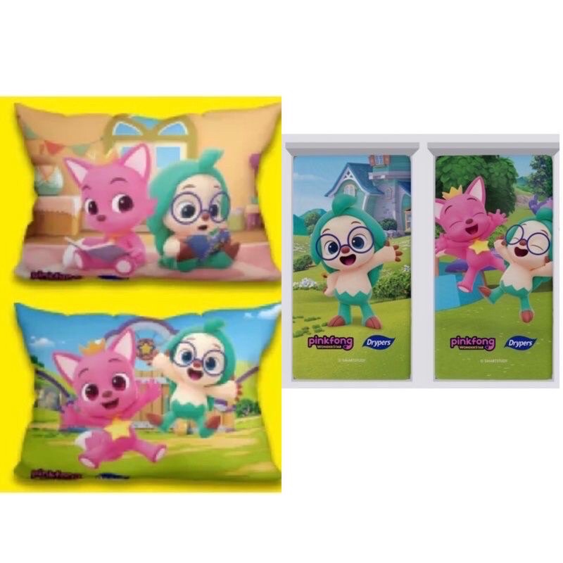 Drypers Pinkfong Pillow (35cmX25cm) | Shopee Malaysia