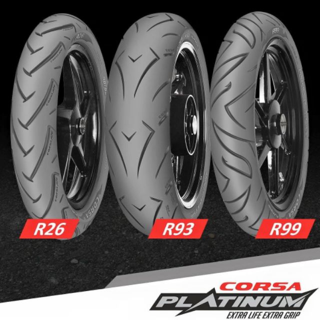 Corsa R26 Platinum Tubeless | Shopee Malaysia