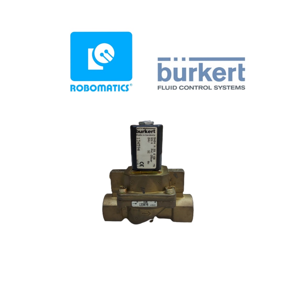 Burkert 2/2Way Solenoid Valve 134594 G3/4 DC24, Type 5404 | Shopee Malaysia