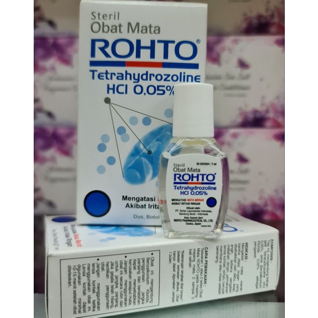 Obat Tetes Mata Rohto 7 ml - Meredakan Mata Merah Iritasi Ringan ...