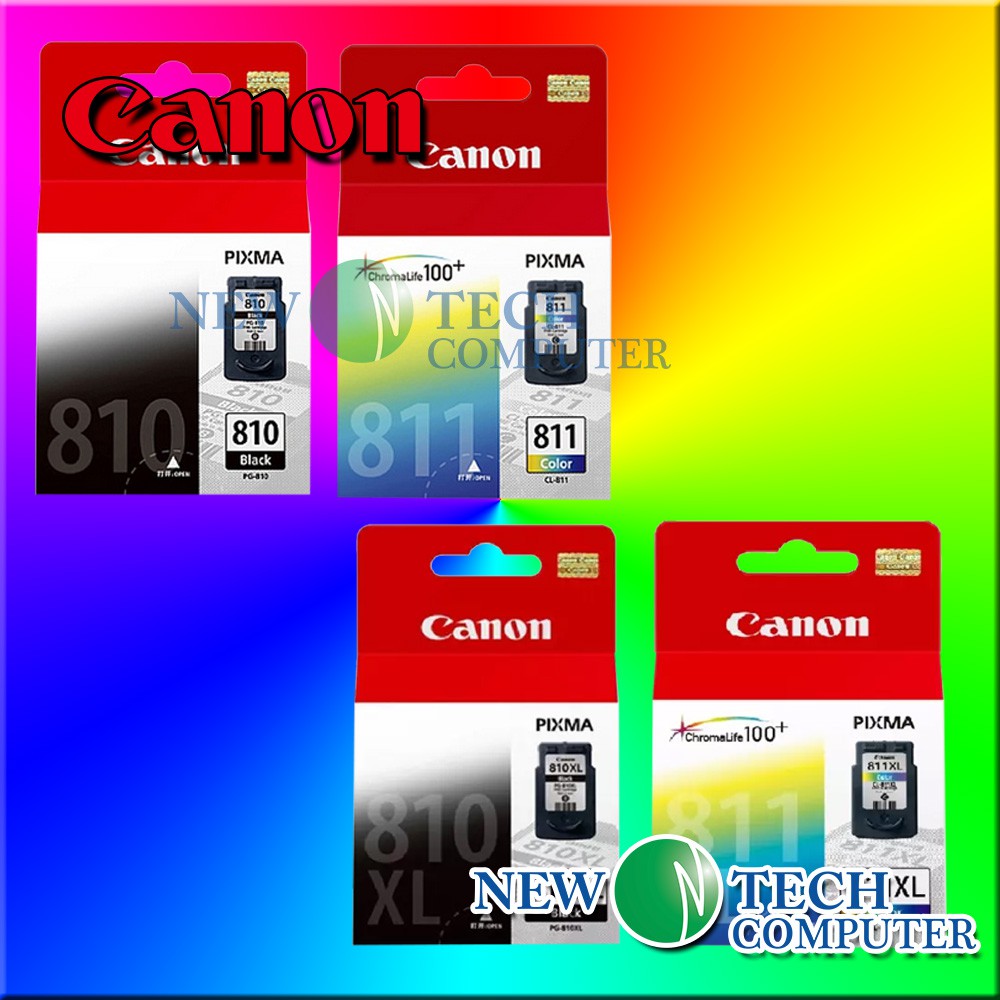 INK CANON 810 XL & 811 XL / PG-810XL 810 BLACK / CL-811XL 811 COLOR NEW ...