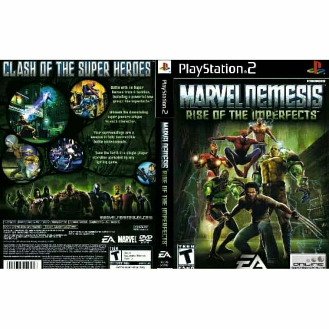 PS2 Marvel Nemesis Rise of The Imperfects (ORI) | Shopee Malaysia
