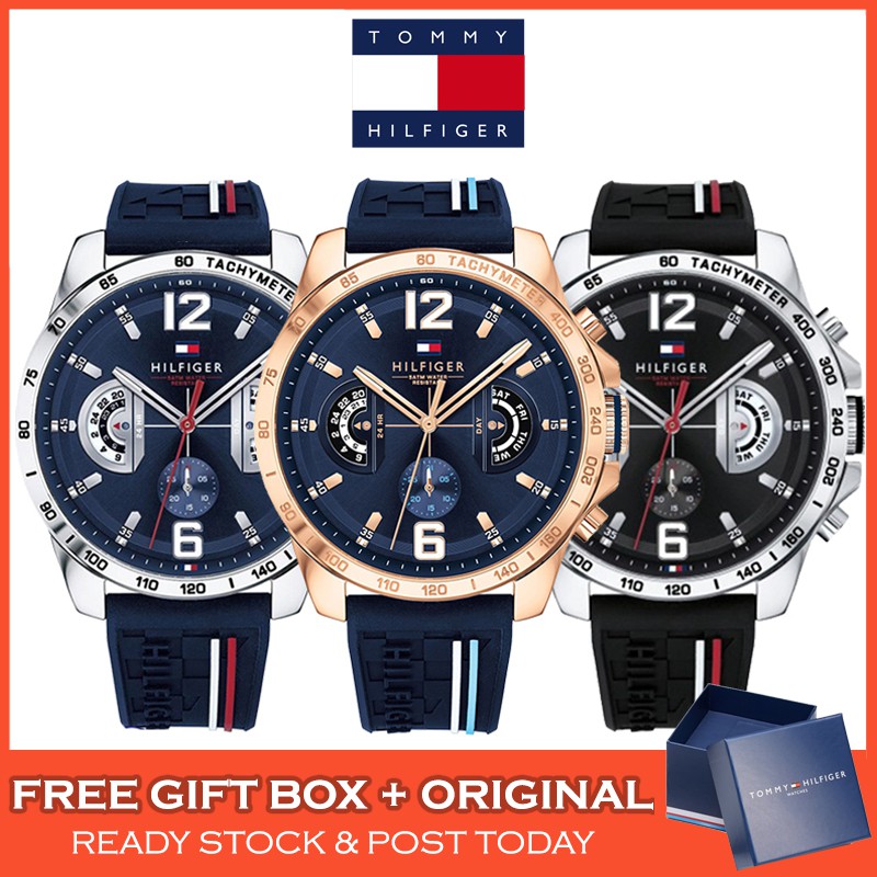 [Original & 2 Years Warranty] Tommy Hilfiger Decker Chronograph Men ...