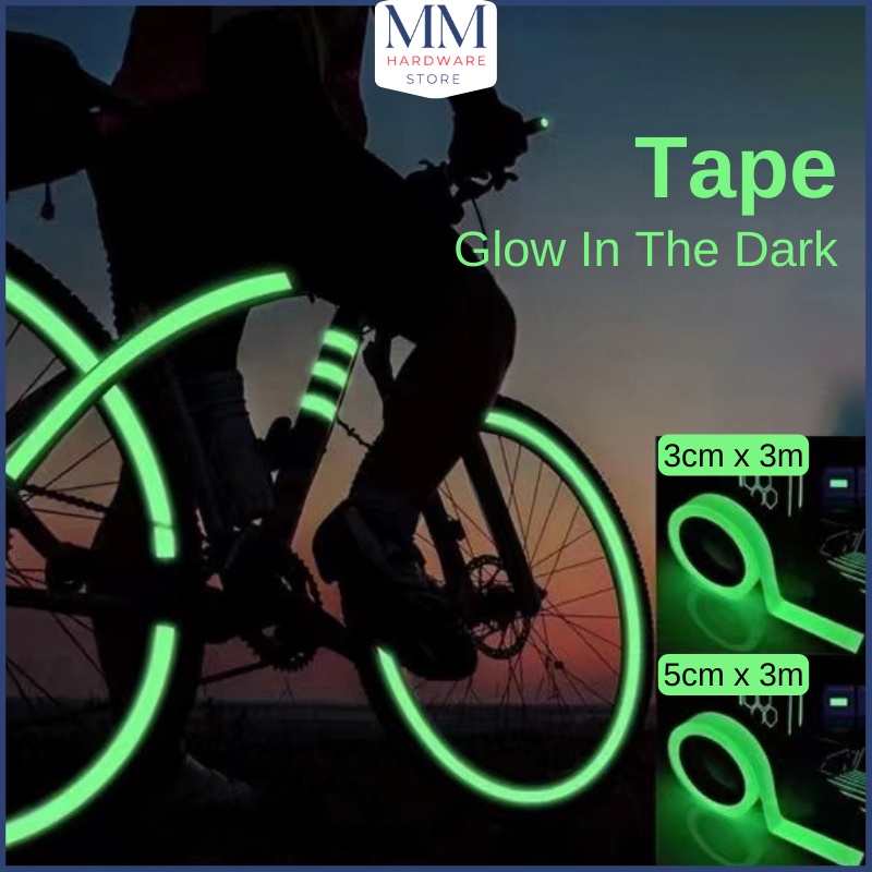 Glow In The Dark Tape Fluorescent Luminous Sticker Neon Emergency ...