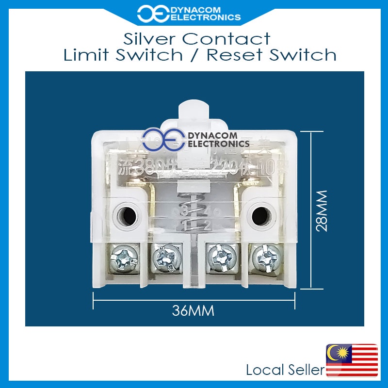 LX19K-B Silver Contact Limit Switch / Reset Switch / Foot Switch [Suis ...