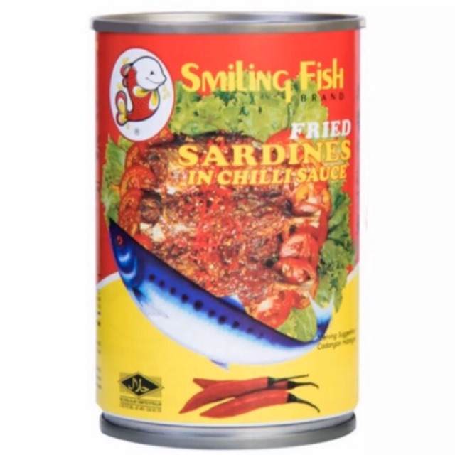 Fried Sardines in Chili Sauce Smiling Fish (155g) | Shopee Malaysia