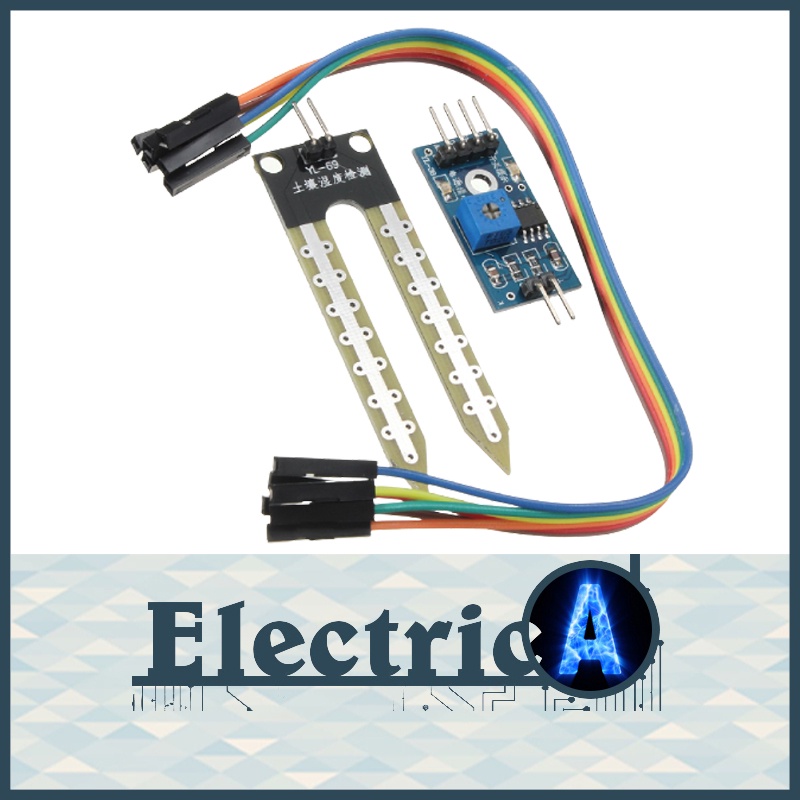 Soil Moisture Sensor YL-69 Hygrometer w/ HC-38 - Automatic Watering ...
