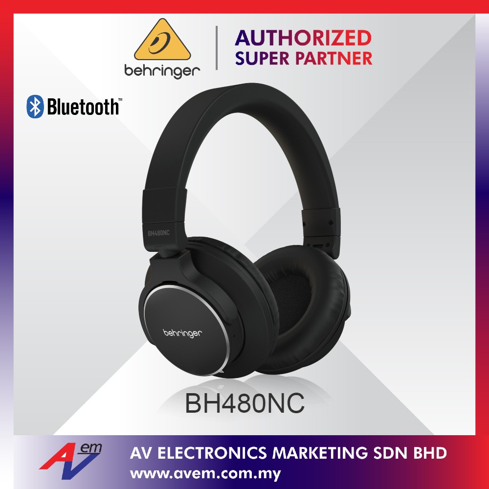 BEHRINGER BH480NC Premium Reference-Class Headphones with Bluetooth ...