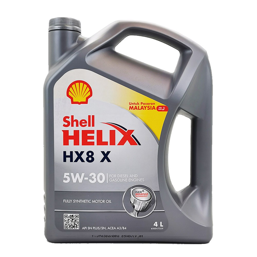Shell HELIX HX8 X 5W-30 Fully Synthetic Engine Oil ( 4L ) - (Ready ...
