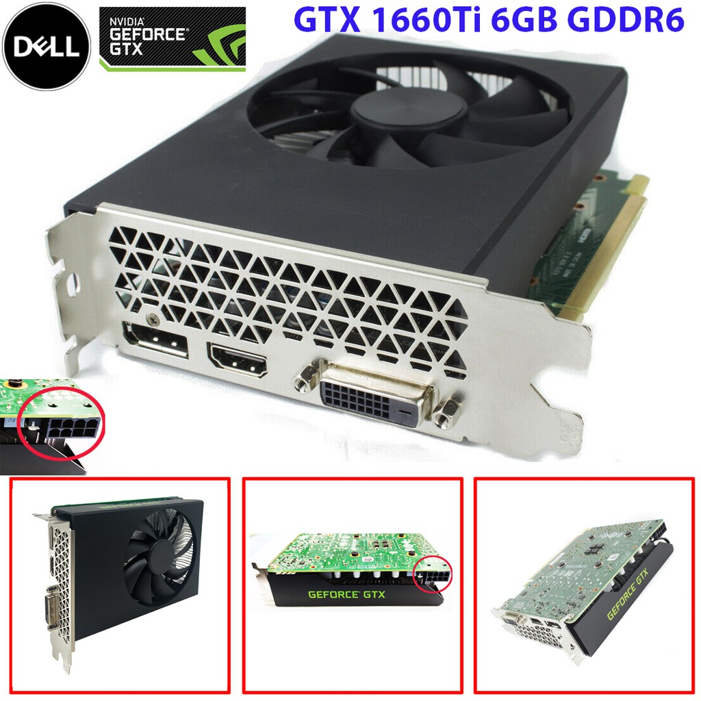 DELL NVIDIA GeForce GTX 1660 Ti 6GB GDDR6 TU116 DDR6 GTX1660Ti Gaming ...