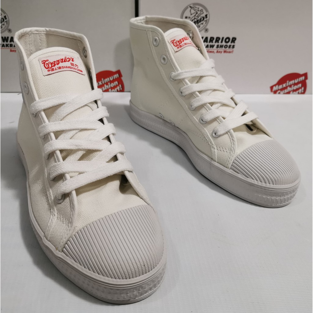 Kasut Putih Sekolah High-Cut Warrior Original WB-8B | Shopee Malaysia