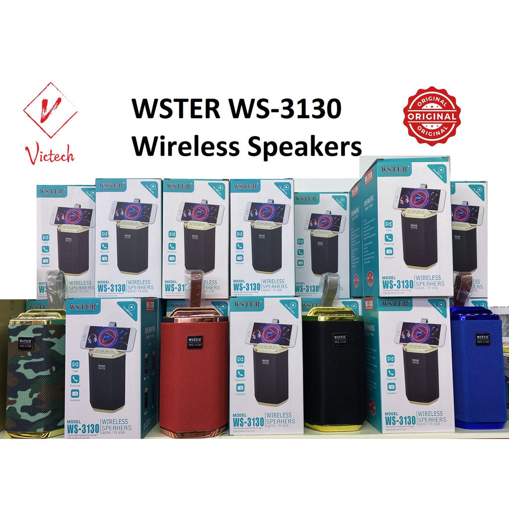Wster WS3130 / WS-3130 Wireless Bluetooth Portable Speaker with ...
