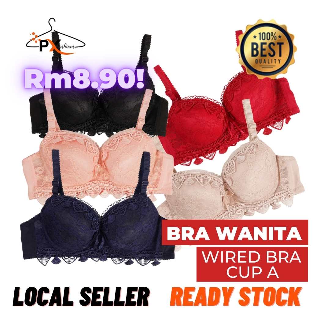PX Bra Wanita Dewasa Cup C / Wired Bra / Baju Dalam Dewasa / Pakaian ...