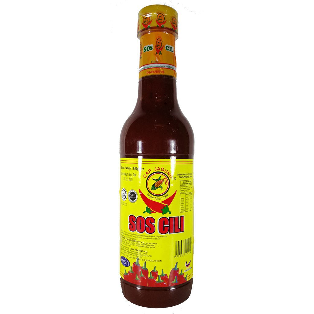 Sos Cili Cap Jagung | Chili Sauce | 650g | Pedas - Halal - | Shopee ...
