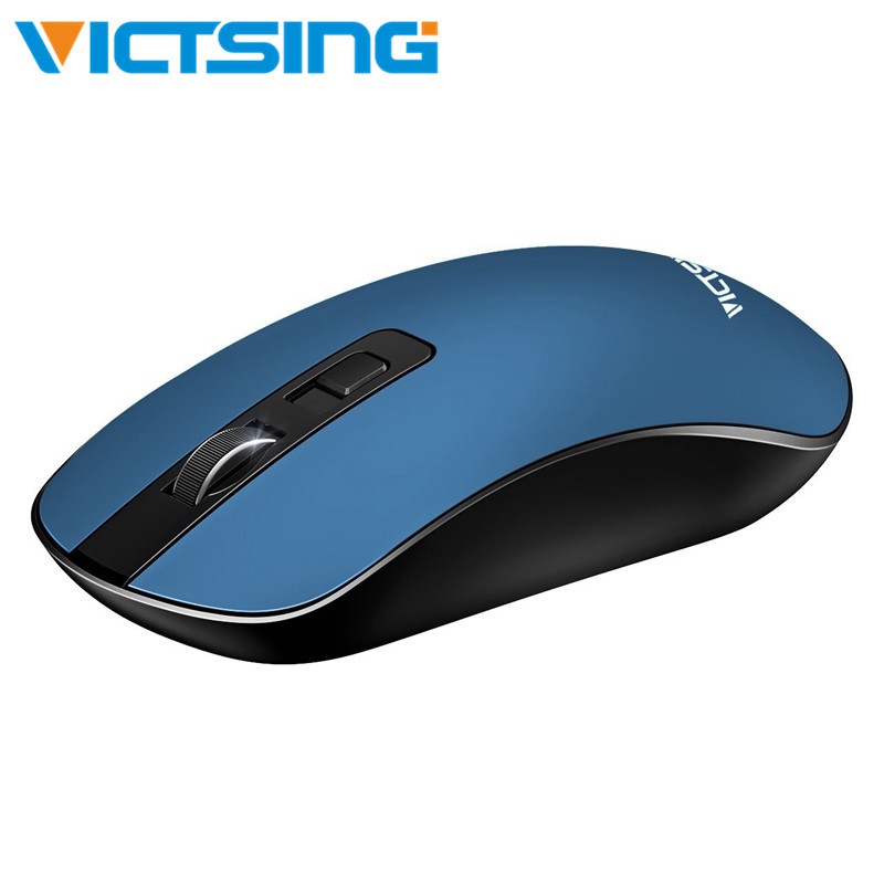 VICTSING 4-Button Slim Silent Wireless Mouse 3 Adjustable CPI Levels ...