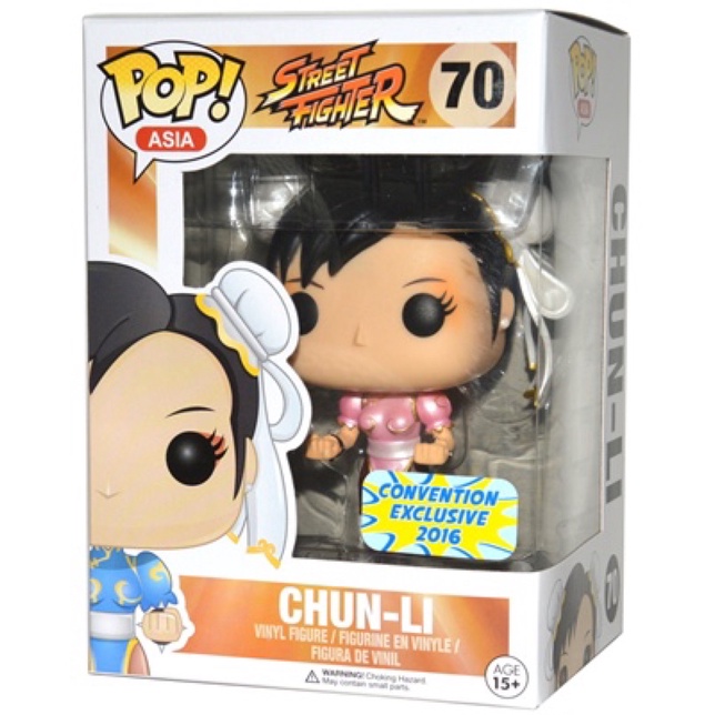 Funko Pop! Asia: Chun-Li (Pink)(Convention Exclusive 2016) | Shopee ...
