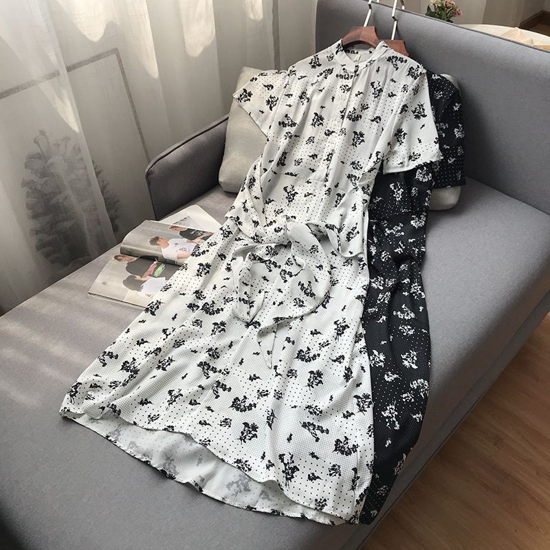 (Ready stock) Dress with floral | Shopee Malaysia