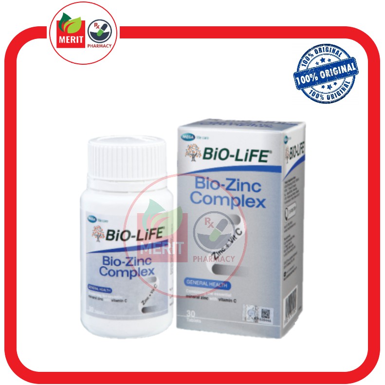 Bio-Life BioLife Bio Life Bio-Zinc Complex (30Sx2) ORIGINAL | Shopee ...