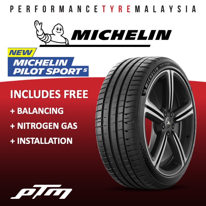 NEW Michelin Pilot Sport 5 PS5 & Michelin Pilot Sport 4 PS4 16 17 18 19 inch TYRE (INSTALLATION ...