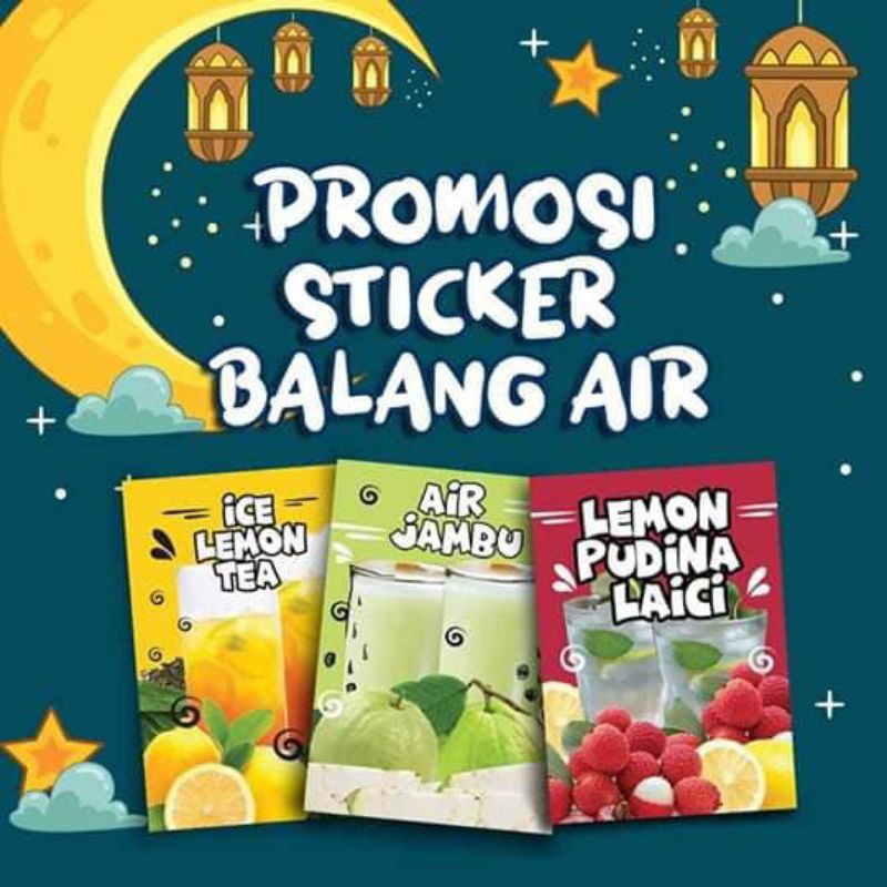 sticker air balang saiz A3 | Shopee Malaysia