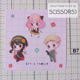 Spy x Family sticker sheet Anya Yor Loid forger | Shopee Malaysia