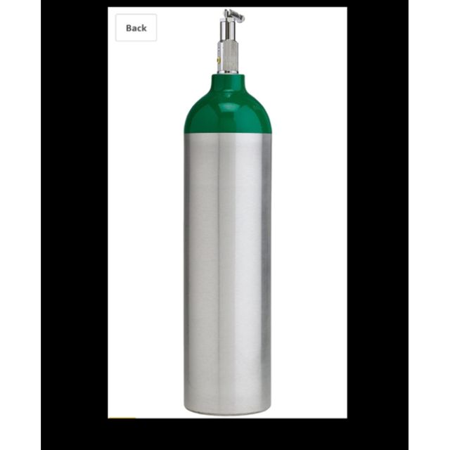 OXYGEN COMPRESSED GAS ALUMINIUM CYLINDER 2.5L(Incl.0.4m3 Mo2 Gas ...