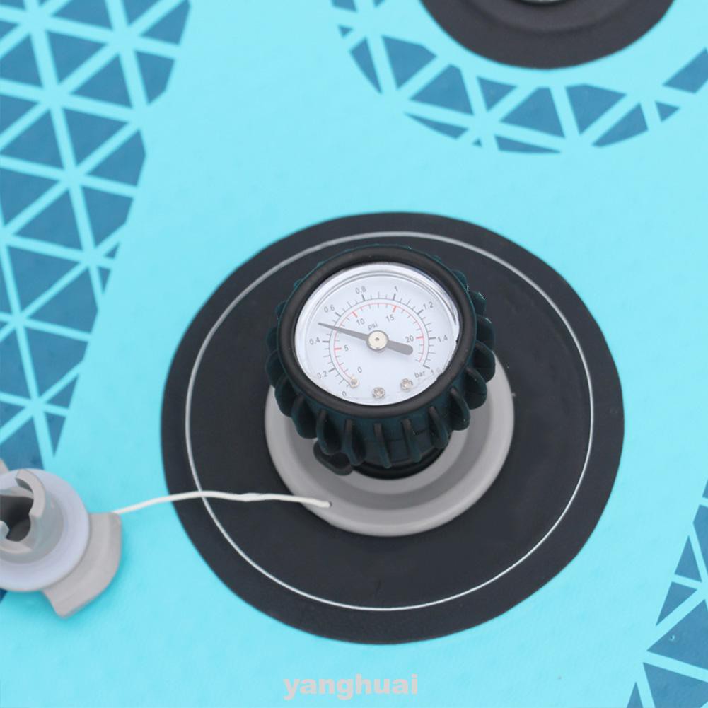 30PSI Accurate Dial Measurement Easy Install With Hand Pump Rafting Air ...