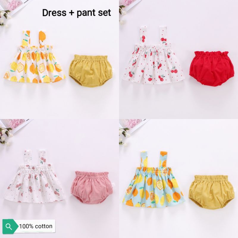 Gaun Dress with shirt for new born baby girl | Shopee Malaysia