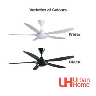 Sharp Ceiling Fan 5 Blade Wafu (56") PJC116BK/PJC116WH | Shopee Malaysia