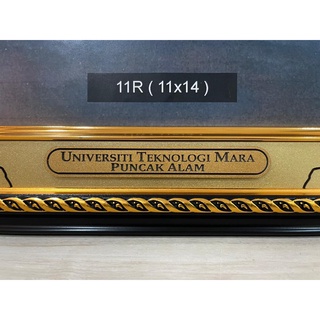 Frame Gambar Konvokesyen, Eklusif 11r Logo & Tulisan UiTM Diukir ...