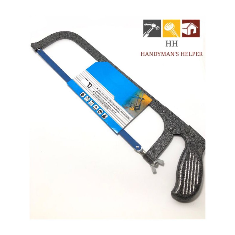 12" ELECROWN HACKSAW FRAME & BLADE GERGAJI BESI GERGAJI PIPE PIPE SAW ...