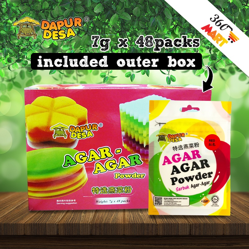 Agar-agar Powder Yellow / Green / Red Colour (48 pkt) | Shopee Malaysia