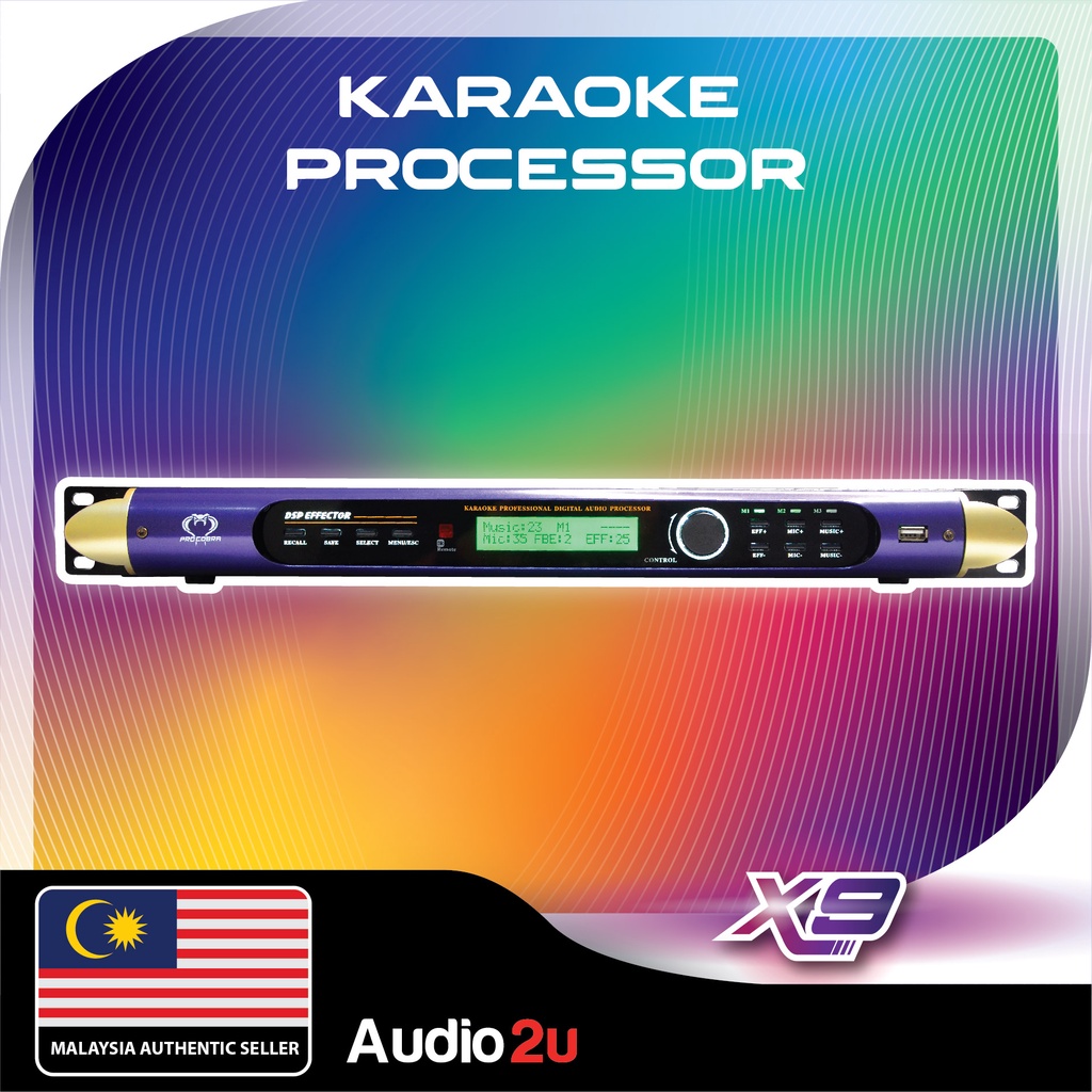 Pro Cobra Professional Karaoke Processor X9 600watt | Shopee Malaysia