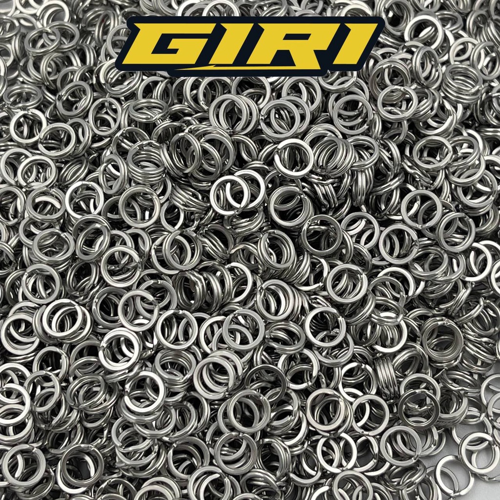 GIRI Split Ring Stainless Steel Jigging Fishing Fast Jig Slow Jig Fast ...