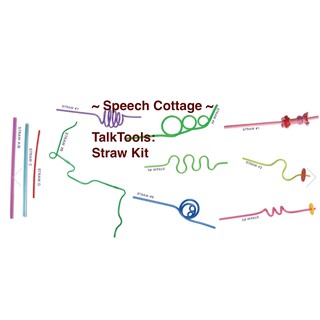 TalkTools Straw Kit for oral placement therapy (Original, imported from US) - oral motor ...