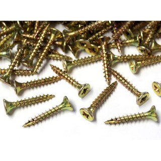 Skru Besi 8 x 3/4In, 8 x 1In Self Drilling Screw ZINC PLATED FLAT HEAD ...