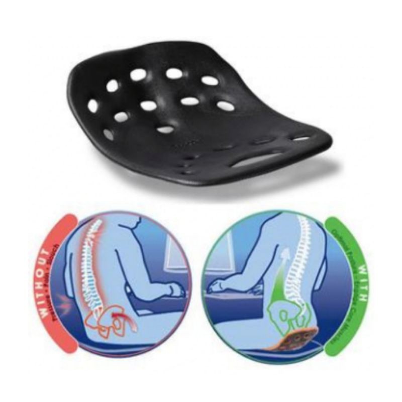 BackJoy SitSmart Posture Plus Back Sitting Pain Relief Lumbar Support ...